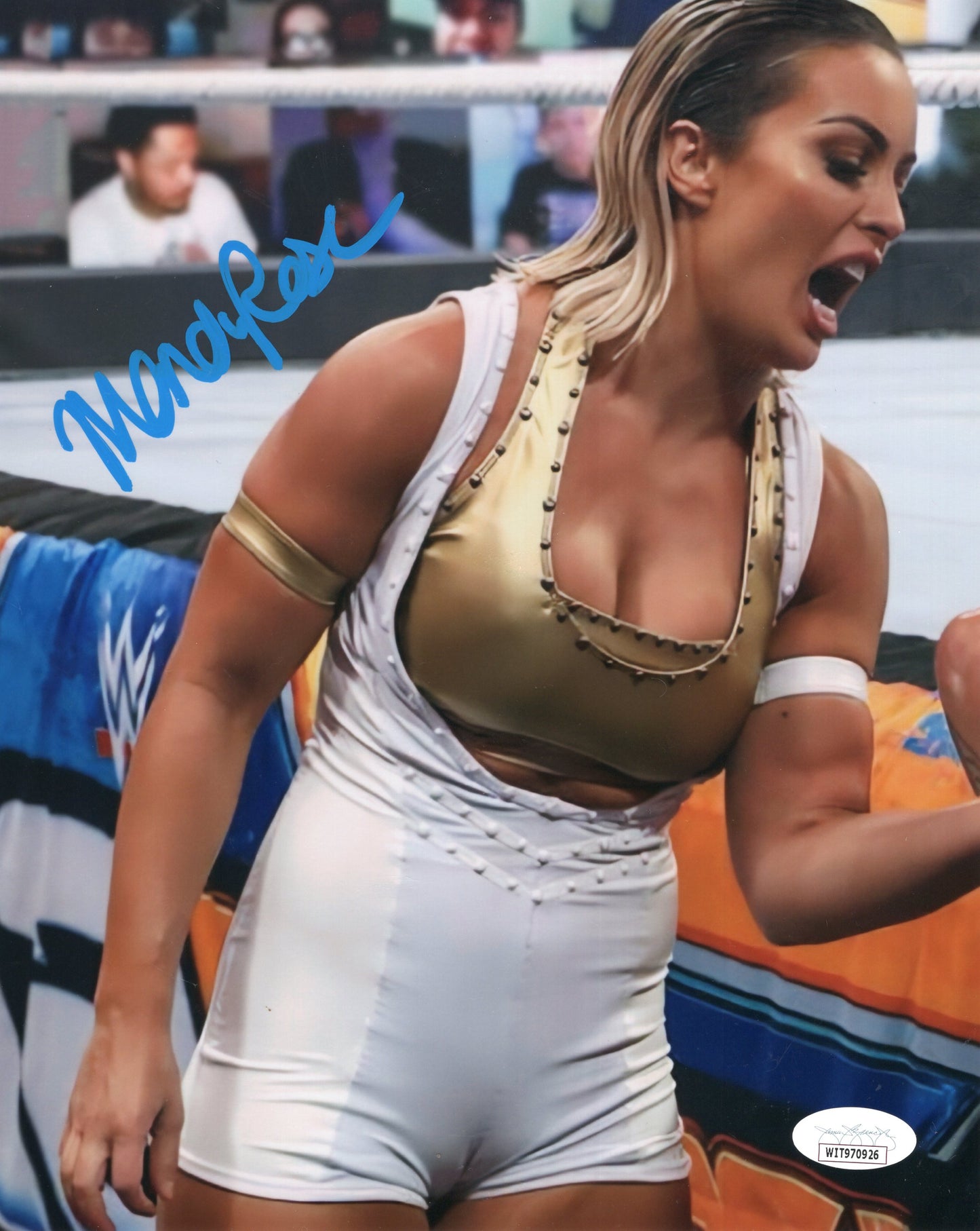 Mandy Rose Metallic 8x10 Jsa Signed Sexy Photo Autographed Wwe Nxt M